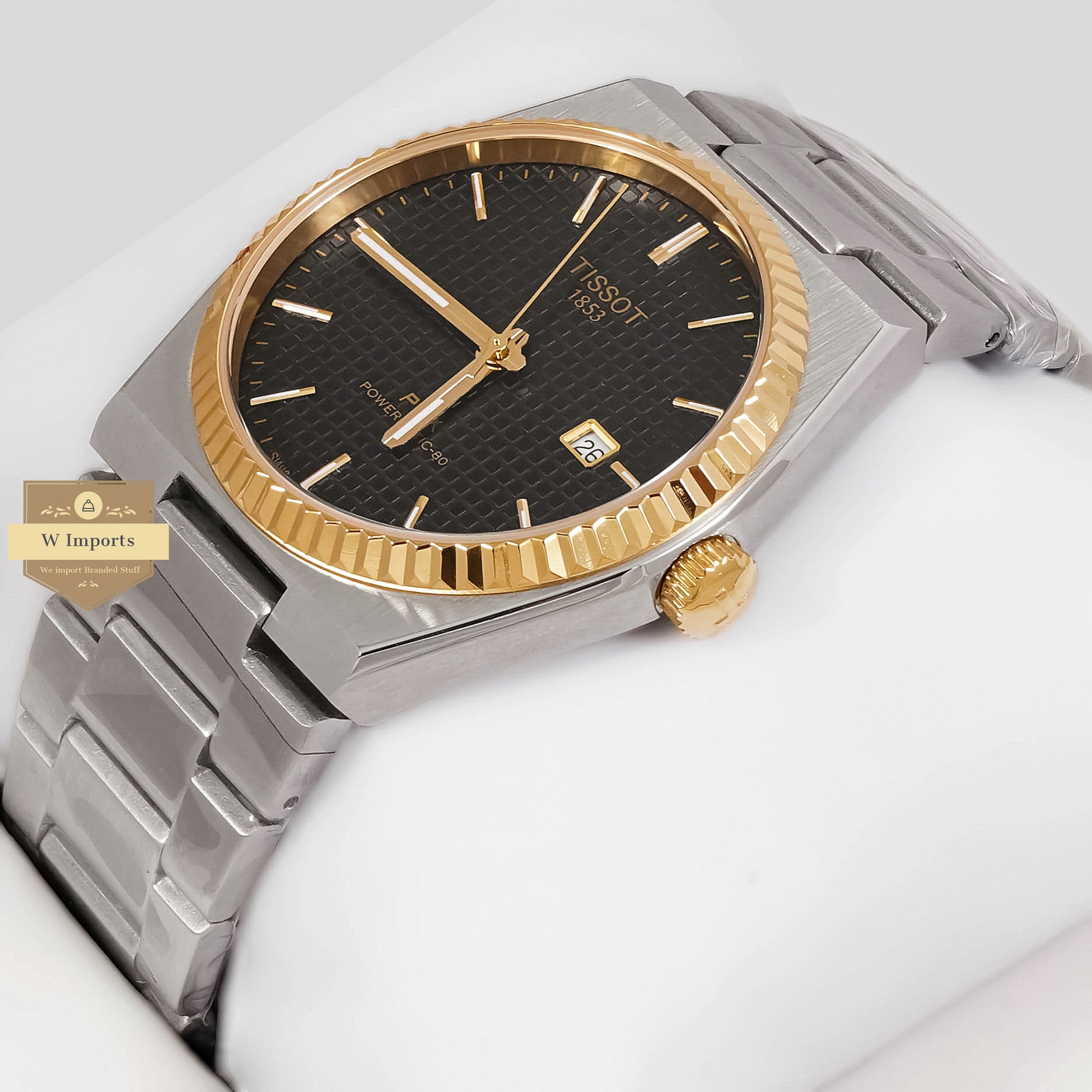 LATEST COLLECTION PRX SILVER WITH BLACK TEXTURE DIAL WATCH – Wrist Icon